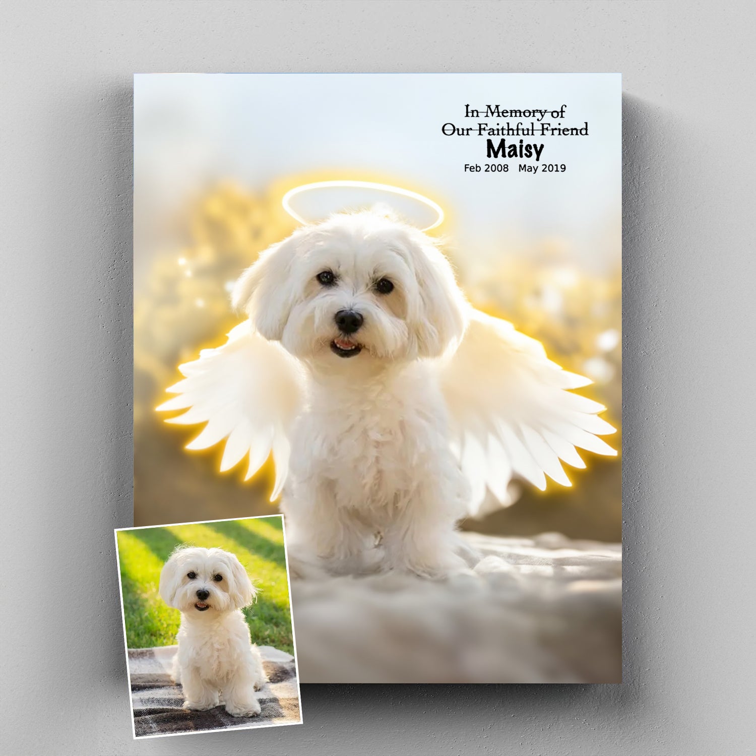 Forever in Our Hearts Texture Portrait – PaletteTales